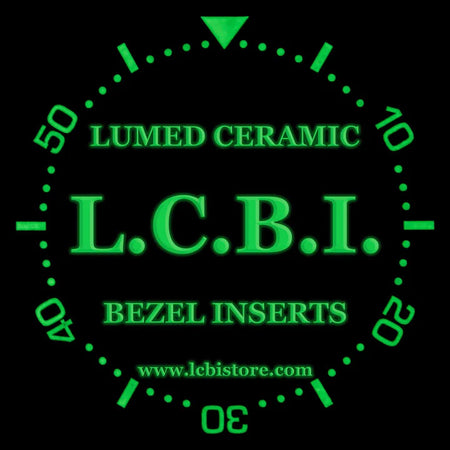 SKX 007/009/173/175 Blue Brushed Stainless Steel Lumed Chapter Ring – L ...