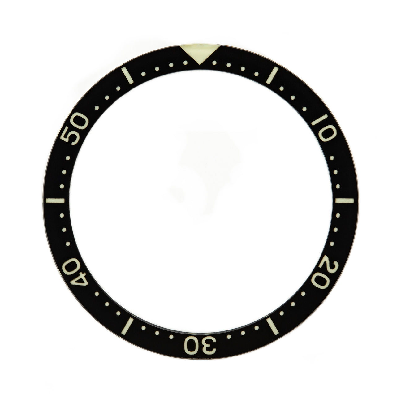Turtle "Seiko Style" Lumed Sapphire Bezel Insert- Black – L.C.B.I
