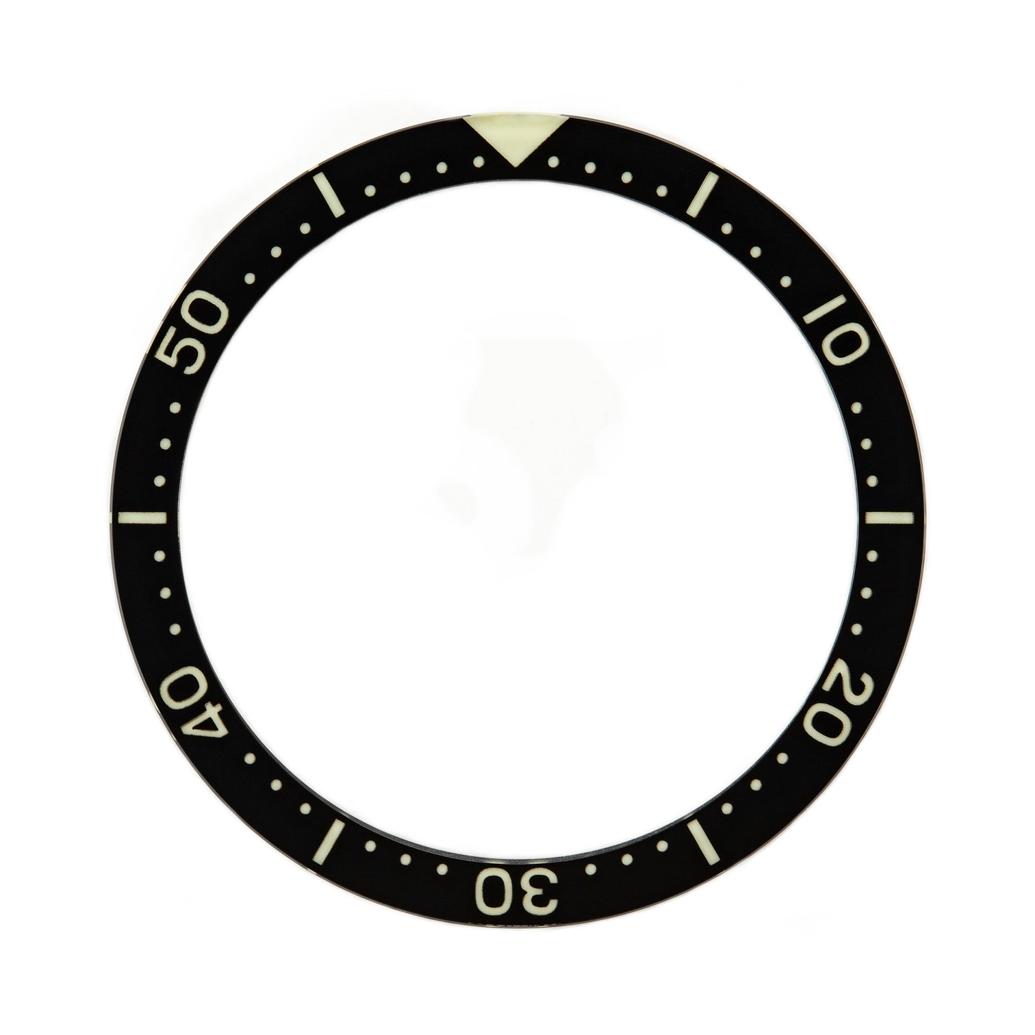 Turtle "Seiko Style" Lumed Sapphire Bezel Insert- Black – L.C.B.I